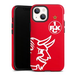 DeinDesign iPhone 13 Mini Handy Panzer Handyh&uuml;lle robuste Outdoor H&uuml;lle Schutzh&uuml;lle gl&auml;nzend Star Devil 1. Fc Kaiserslautern Tough Case