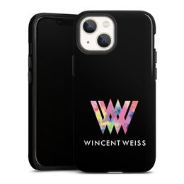 DeinDesign iPhone 13 Mini Handy Panzer Handyh&uuml;lle robuste Outdoor H&uuml;lle Schutzh&uuml;lle gl&auml;nzend Official Licensed Product Wincent Weiss Music Tough Case