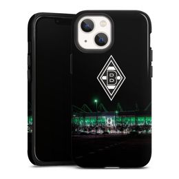 DeinDesign iPhone 13 Mini Handy Panzer Handyh&uuml;lle robuste Outdoor H&uuml;lle Schutzh&uuml;lle gl&auml;nzend Borussia M&ouml;nchengladbach Official Licensed Product Stadium Tough 