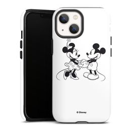 DeinDesign iPhone 13 Mini Handy Panzer Handyh&uuml;lle robuste Outdoor H&uuml;lle Schutzh&uuml;lle gl&auml;nzend Valentine'S Day Disney Tough Case