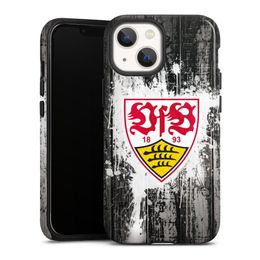 DeinDesign iPhone 13 Mini Handy Panzer Handyh&uuml;lle robuste Outdoor H&uuml;lle Schutzh&uuml;lle gl&auml;nzend Official Licensed Product Vfb Stuttgart Bundesliga Tough Case