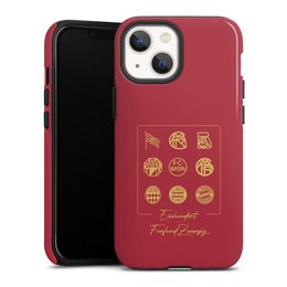 DeinDesign iPhone 13 Mini Handy Panzer Handyh&uuml;lle robuste Outdoor H&uuml;lle Schutzh&uuml;lle gl&auml;nzend Merchandise Fc Bayern M&uuml;nchen Fcb 125 Jahre Tough Case