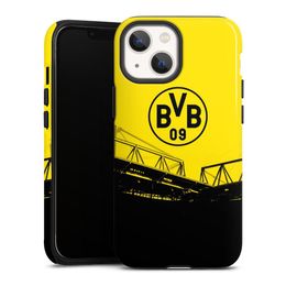 DeinDesign iPhone 13 Mini Handy Panzer Handyh&uuml;lle robuste Outdoor H&uuml;lle Schutzh&uuml;lle gl&auml;nzend Merchandise Bvb Borussia Dortmund Tough Case