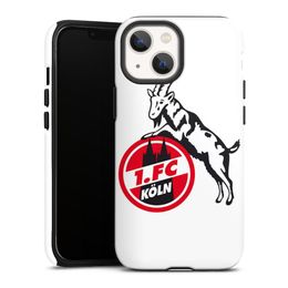 DeinDesign iPhone 13 Mini Handy Panzer Handyh&uuml;lle robuste Outdoor H&uuml;lle Schutzh&uuml;lle gl&auml;nzend Official Licensed Product Coat Of Arms 1. Fc K&ouml;ln Tough Case