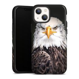 DeinDesign iPhone 13 Mini Handy Panzer Handyh&uuml;lle robuste Outdoor H&uuml;lle Schutzh&uuml;lle gl&auml;nzend Animals Eagle Bird Tough Case