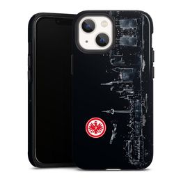 DeinDesign iPhone 13 Mini Handy Panzer Handyh&uuml;lle robuste Outdoor H&uuml;lle Schutzh&uuml;lle gl&auml;nzend Skyline Eintracht Frankfurt Sge Tough Case