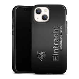 DeinDesign iPhone 13 Mini Handy Panzer Handyh&uuml;lle robuste Outdoor H&uuml;lle Schutzh&uuml;lle gl&auml;nzend Logo Eintracht Braunschweig Official Licensed Product Tough Case