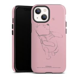 DeinDesign iPhone 13 Mini Handy Panzer Handyh&uuml;lle robuste Outdoor H&uuml;lle Schutzh&uuml;lle gl&auml;nzend Disney Winnie The Pooh Bee Tough Case