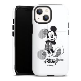 DeinDesign iPhone 13 Mini Handy Panzer Handyh&uuml;lle robuste Outdoor H&uuml;lle Schutzh&uuml;lle gl&auml;nzend Mickey Mouse Disney Official Licensed Product Tough Case