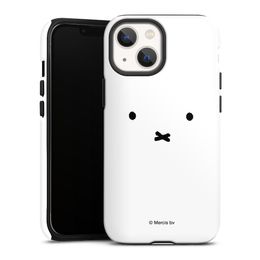 DeinDesign iPhone 13 Mini Handy Panzer Handyh&uuml;lle robuste Outdoor H&uuml;lle Schutzh&uuml;lle gl&auml;nzend Rabbit Miffy Dick Bruna Tough Case