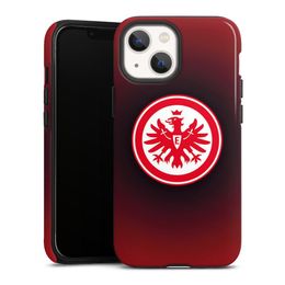 DeinDesign iPhone 13 Mini Handy Panzer Handyh&uuml;lle robuste Outdoor H&uuml;lle Schutzh&uuml;lle gl&auml;nzend Official Licensed Product Coat Of Arms Eintracht Frankfurt Tough 