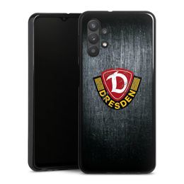 DeinDesign Galaxy A32 5G Handy Silikon H&uuml;lle Case schwarz Handyh&uuml;lle Sg Dynamo Dresden Official Licensed Product Sgd