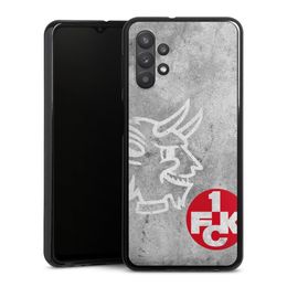 DeinDesign Galaxy A32 5G Handy Silikon H&uuml;lle Case schwarz Handyh&uuml;lle 1. Fc Kaiserslautern Devil 1. Fck