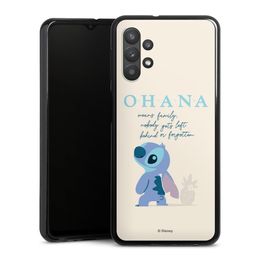 DeinDesign Galaxy A32 5G Handy Silikon H&uuml;lle Case schwarz Handyh&uuml;lle Disney Official Licensed Product Lilo & Stitch