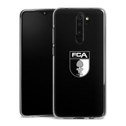 DeinDesign Xiaomi Redmi Note 8 Pro Handy Silikon H&uuml;lle Case transparent Handyh&uuml;lle Logo Official Licensed Product Fc Augsburg Silikon Case