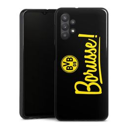 DeinDesign Galaxy A32 5G Handy Silikon H&uuml;lle Case schwarz Handyh&uuml;lle Bvb Borussia Dortmund Borusse