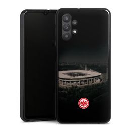 DeinDesign Galaxy A32 5G Handy Silikon H&uuml;lle Case schwarz Handyh&uuml;lle Eintracht Frankfurt Official Licensed Product Stadium
