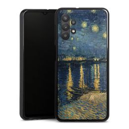 DeinDesign Galaxy A32 5G Handy Silikon H&uuml;lle Case schwarz Handyh&uuml;lle Kunst Painting