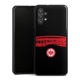 DeinDesign Galaxy A32 5G Handy Silikon H&uuml;lle Case schwarz Handyh&uuml;lle Eintracht Frankfurt Stadium Official Licensed Product