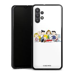 DeinDesign Galaxy A32 5G Handy Silikon H&uuml;lle Case schwarz Handyh&uuml;lle Merchandise Kindheit Peanuts