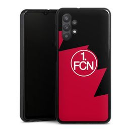 DeinDesign Galaxy A32 5G Handy Silikon H&uuml;lle Case schwarz Handyh&uuml;lle 1. Fc N&uuml;rnberg Merchandise 1. Fcn