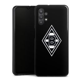 DeinDesign Galaxy A32 5G Handy Silikon H&uuml;lle Case schwarz Handyh&uuml;lle Coat Of Arms Gladbach Borussia M&ouml;nchengladbach