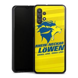 DeinDesign Galaxy A32 5G Handy Silikon H&uuml;lle Case schwarz Handyh&uuml;lle Rhein-Neckar-L&ouml;wen Official Licensed Product Rnl