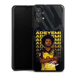 DeinDesign Galaxy A32 5G Handy Silikon H&uuml;lle Case schwarz Handyh&uuml;lle Karim Adeyemi Borussia Dortmund Bvb