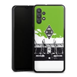 DeinDesign Galaxy A32 5G Handy Silikon H&uuml;lle Case schwarz Handyh&uuml;lle Borussia M&ouml;nchengladbach Stadium Merchandise