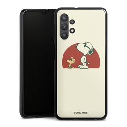 DeinDesign Galaxy A32 5G Handy Silikon H&uuml;lle Case schwarz Handyh&uuml;lle Kindheit Snoopy Official Licensed Product
