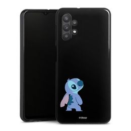 DeinDesign Galaxy A32 5G Handy Silikon H&uuml;lle Case schwarz Handyh&uuml;lle Merchandise Disney Lilo & Stitch