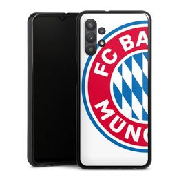 DeinDesign Galaxy A32 5G Handy Silikon H&uuml;lle Case schwarz Handyh&uuml;lle Logo Fcb Fc Bayern M&uuml;nchen