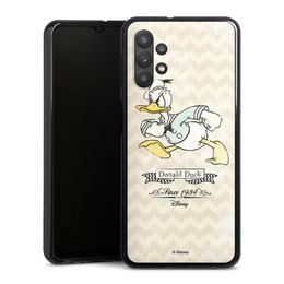 DeinDesign Galaxy A32 5G Handy Silikon H&uuml;lle Case schwarz Handyh&uuml;lle Disney Donuld Duck Vintage Official Licensed Product