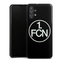 DeinDesign Galaxy A32 5G Handy Silikon H&uuml;lle Case schwarz Handyh&uuml;lle 1. Fcn Logo 1. Fc N&uuml;rnberg
