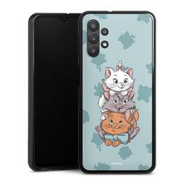 DeinDesign Galaxy A32 5G Handy Silikon H&uuml;lle Case schwarz Handyh&uuml;lle Aristocats Cat Disney