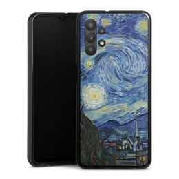 DeinDesign Galaxy A32 5G Handy Silikon H&uuml;lle Case schwarz Handyh&uuml;lle Kunst The Starry Night