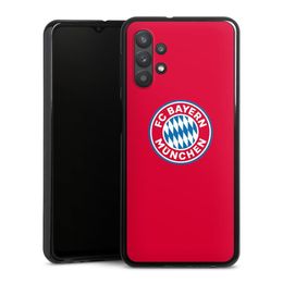 DeinDesign Galaxy A32 5G Handy Silikon H&uuml;lle Case schwarz Handyh&uuml;lle Fc Bayern M&uuml;nchen Fcb Logo