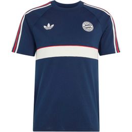 Adidas FC BAYERN M&Uuml;NCHEN T-Shirt Herren - Gr&ouml;&szlig;e XXL - blau