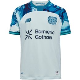 New Balance Bayer 04 Leverkusen 26-27 Ausw&auml;rts Teamtrikot Kinder - Gr&ouml;&szlig;e 146 - blau