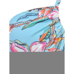 Lascana Damen B&uuml;gel-Bikini-Top, hellblau-bedruckt, Gr&ouml;&szlig;e 40B