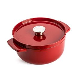 KitchenAid CC006057-001 Br&auml;ter mit Deckel - Rund - 3.3L 22cm Rot