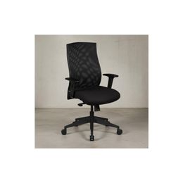 KADIMA DESIGN B&uuml;rostuhl Parma: Netzr&uuml;ckenlehne, 3-Punkt Synchronmechanik, Nylon-Fu&szlig;kreuz, 120 kg Belastbarkeit, Teppichbodenrollen.