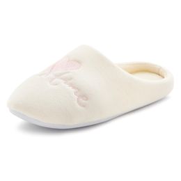 VIVANCE by LASCANA Slippers female size 37 Light beige / Light pink