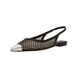 Steve Madden Damen Ballerina "Steve Madden Ballerinas Leder/Textil", Gr. 40schwarz, Leder, Textil, Schuhe