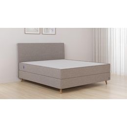 BRUNO Boxspringbett Premium 240x200cm in Gr&uuml;n | Matratzen-H&auml;rtegrad: Link H3 / Rechts H3 | mehrfach ausgezeichnet in Design & Qualit&auml;t