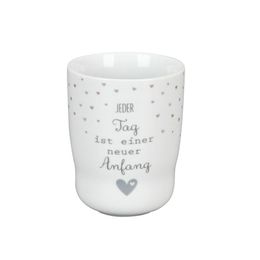 Krasilnikoff Wave Mug Jeder Tag ist ein neuer Anfang 310 ml