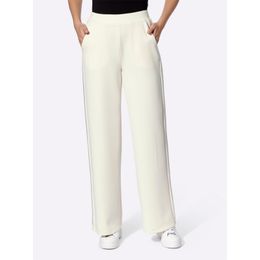 Heine Damen Schlupfhose, Natur, Gr. 34, Weite Hosen, Material: Modal