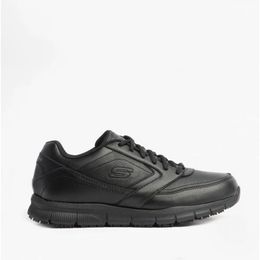 Skechers NAMPA WYOLA SR Damen rutschfeste Trainers Schwarz