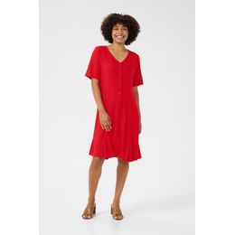 Cream Kleid Feminine High Risk Red
