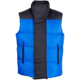 Dsquared2 Blaue Gilet-Daunenjacke